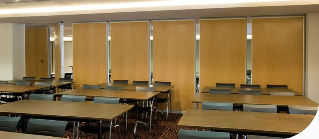Soundproof Movable Partition Walls 100mm Thick Office Operable ...