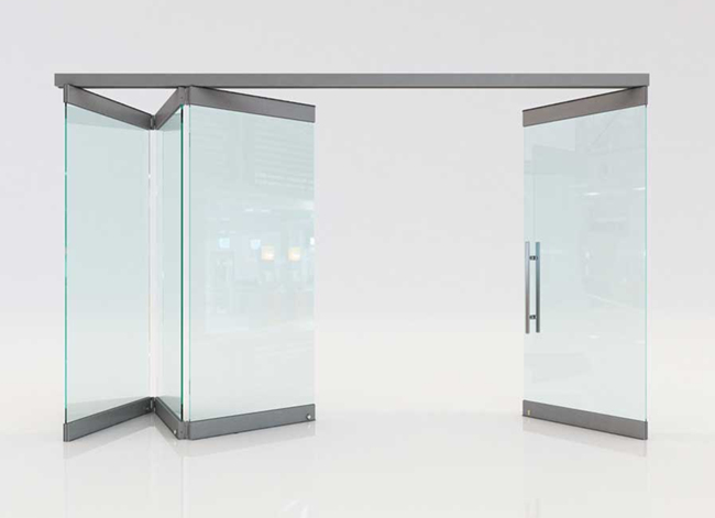 Frameless Operable Movable Glass Walls Balcony Sliding Folding Glass ...