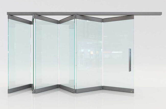 Sliding Folding Movable Glass Walls Removable Operable Glass Partitions ...