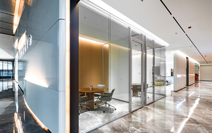 Mino House head office building double glass wall system