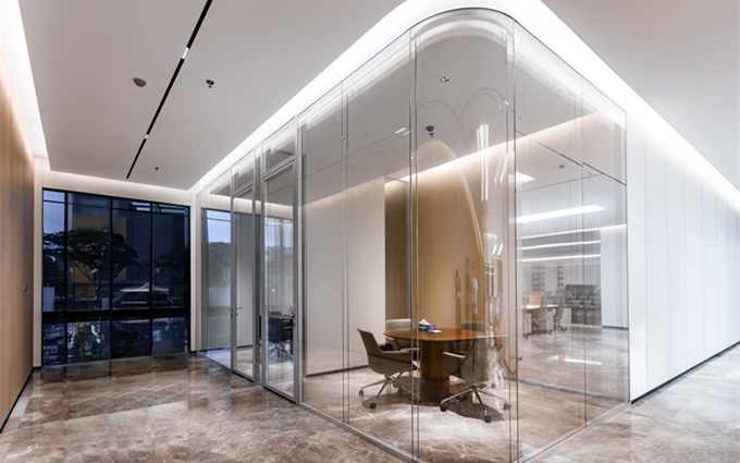 Mino House head office building double glass wall system