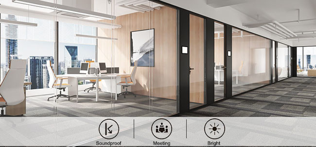 Create A Modern Fire Rated Glass Partition Aesthetic Office Glass ...