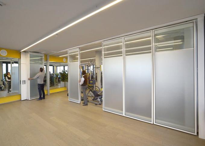 Operable Movable Glass Wall System Sliding Folding Aluminum Frame Glass ...