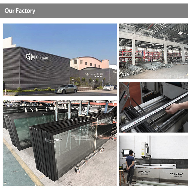 Operable Movable Glass Wall System Sliding Folding Aluminum Frame Glass ...